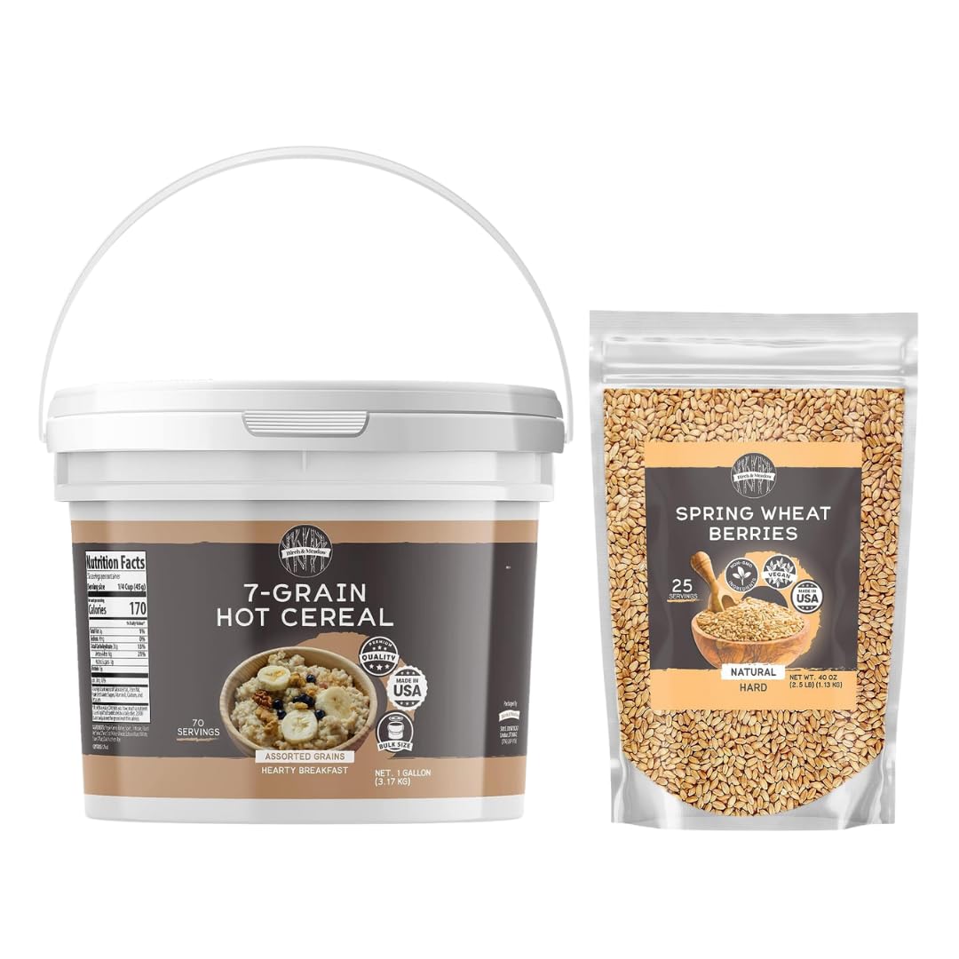 Amazon.com : Birch & Meadow Spring Red Wheat Berries and 7-Grain Hot ...