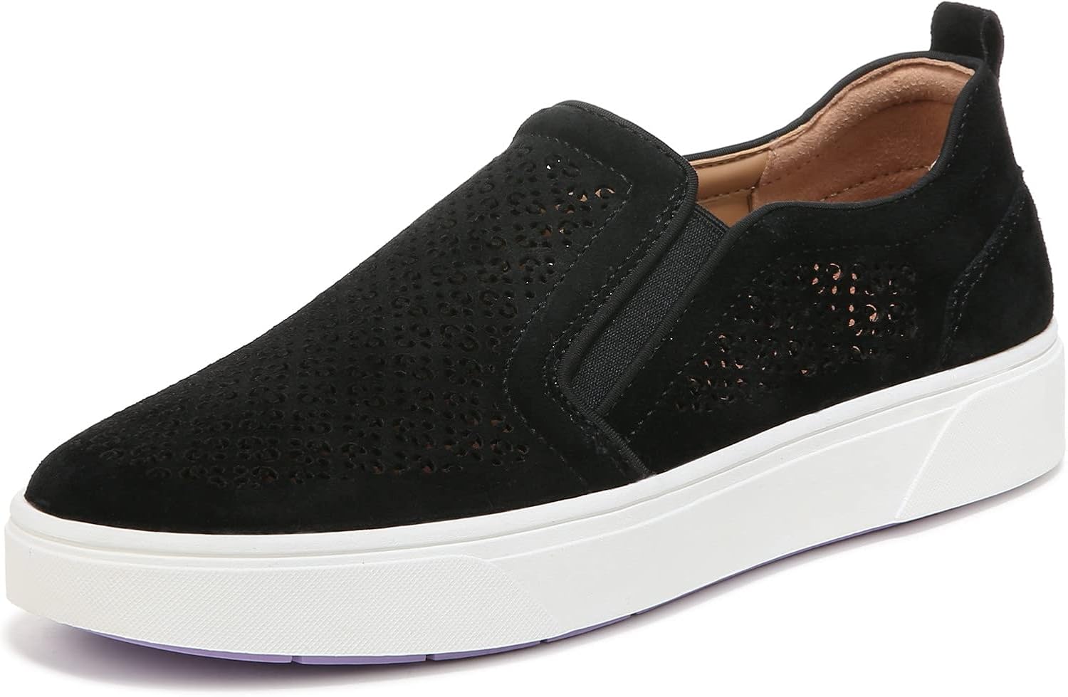 Amazon.com: Vionic Women's Sneaker Kimmie Perf- Comfortable Slip Ons ...