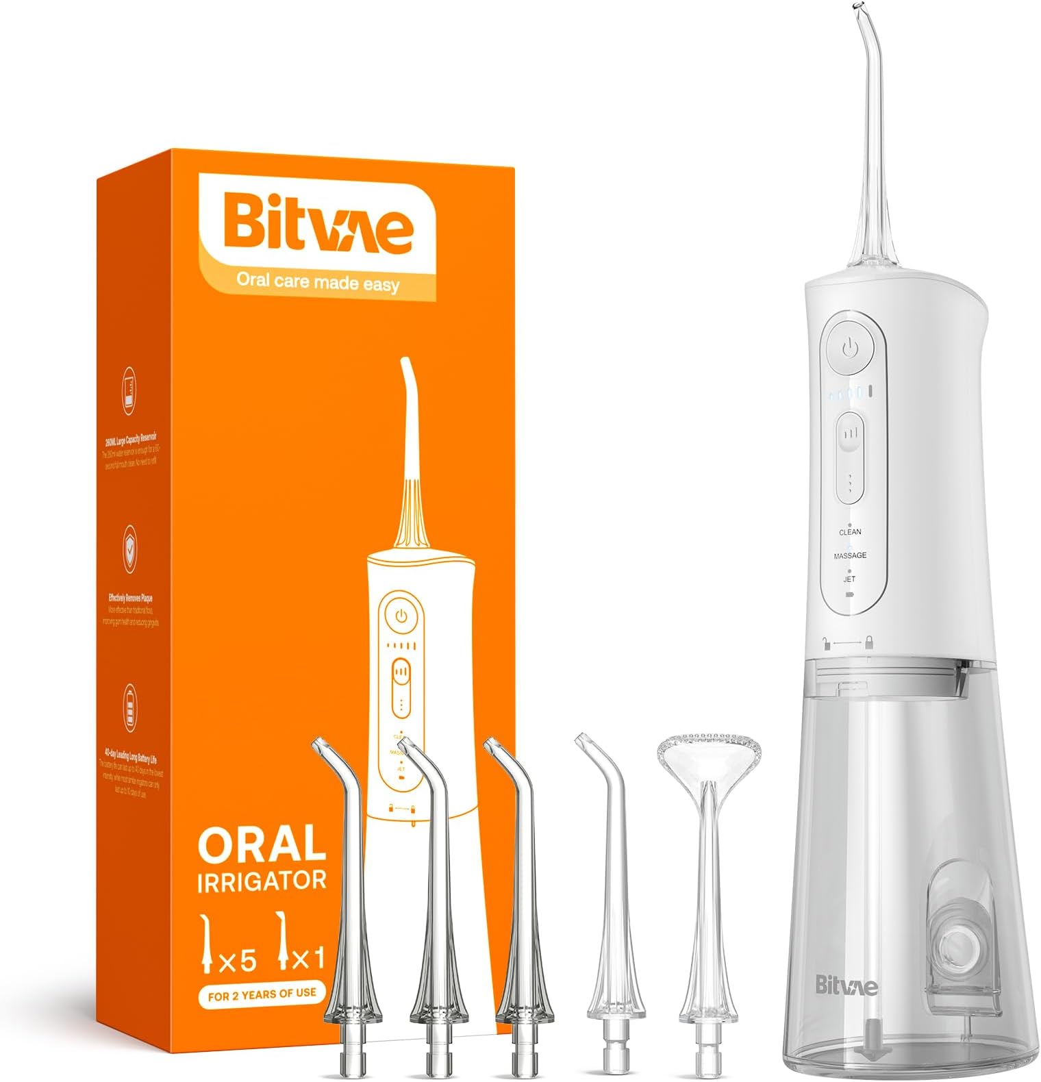 Amazon.com: Bitvae Water Dental Flosser for Teeth, Rechargeable Water ...