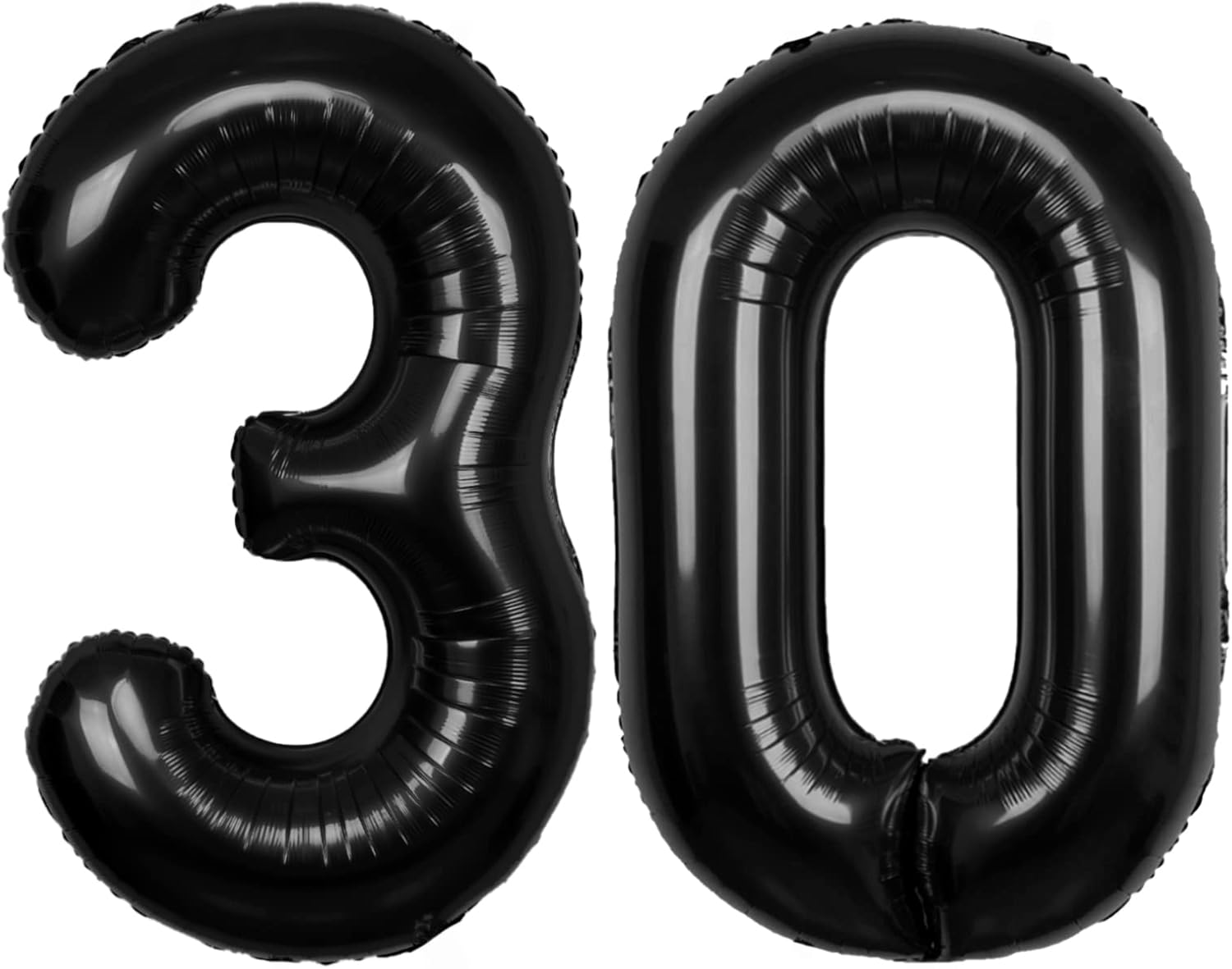 Amazon.com: 40 Inch Number 30 Balloon black Jumbo Giant Big Large ...