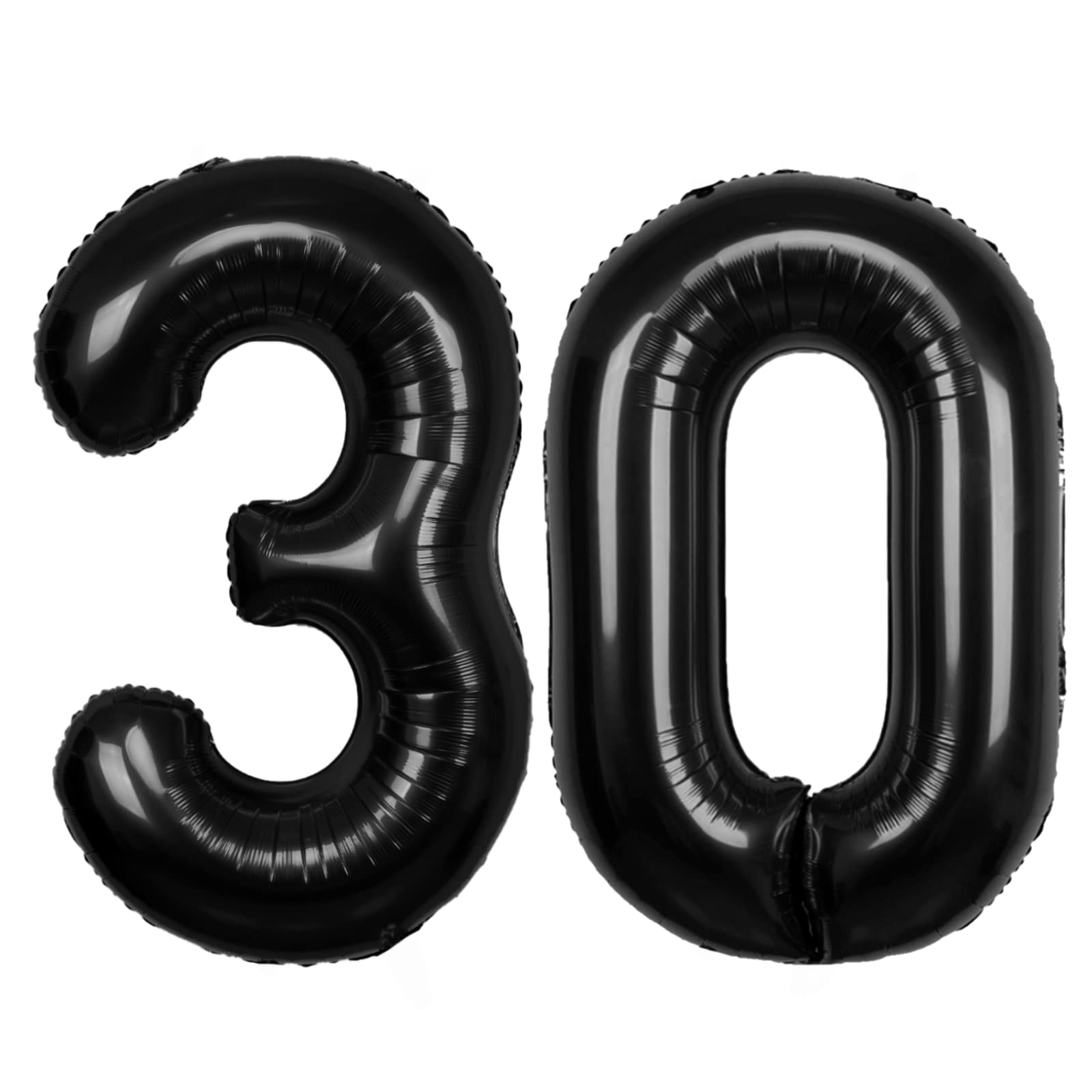 Amazon.com: 40 Inch Number 30 Balloon black Jumbo Giant Big Large ...