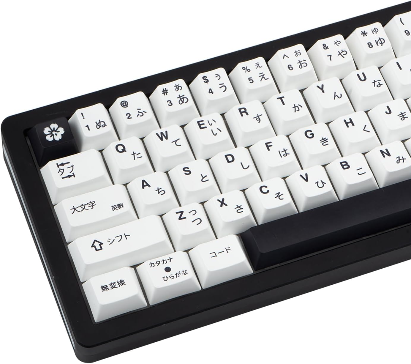 Amazon.com: TIMSEKER 127 Keys Minimalist Black and White Japanese ...