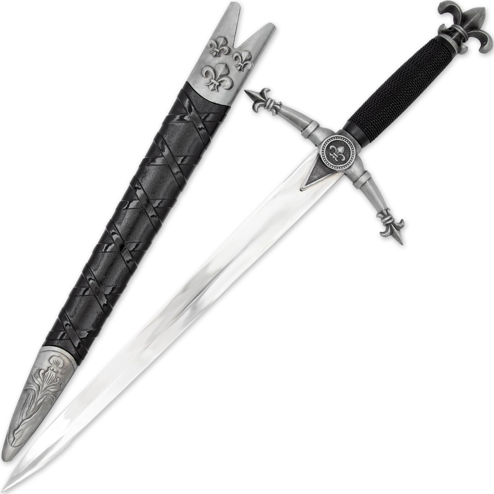 Amazon.com : Armory Replicas™ - Divine Ruler Fluer De Lis Arming Dagger ...