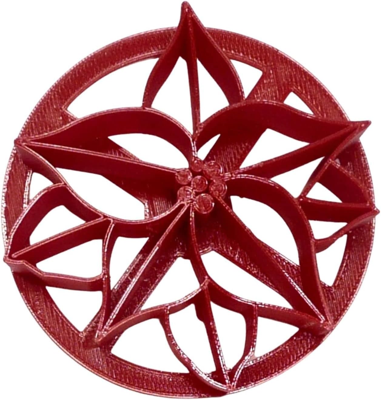 Amazon.com: YNGLLC Mini Size Poinsettia Concha Cookie Cutter - Mexican ...