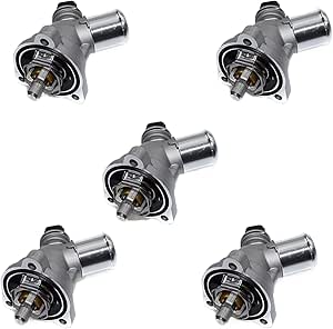 5Pcs Engine Coolant Thermostat Assembly 25199831 96988257 25192923 ...