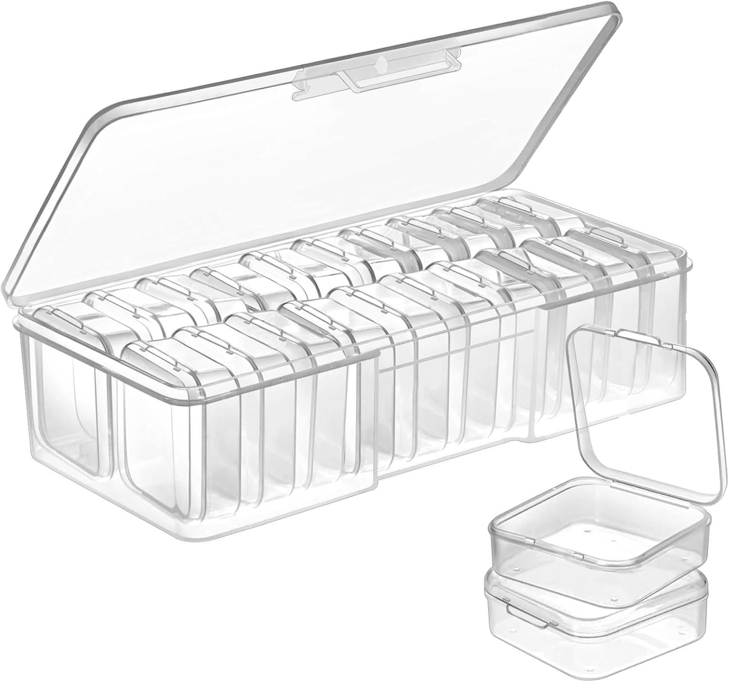 Amazon.com: DUOFIRE 20 Pieces Plastic Bead Organizer, Craft Organizers ...