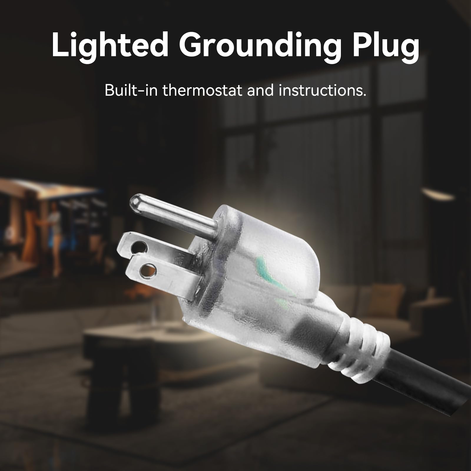 Snapklik.com : MincoHome Pipe Heating Cable Built-in Thermostat 100 ...