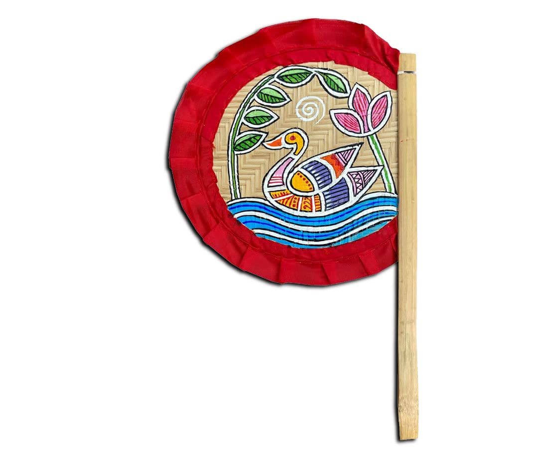 Hand Fan Bengal Handmade Bengali Traditional Talpatar Haat Pankha