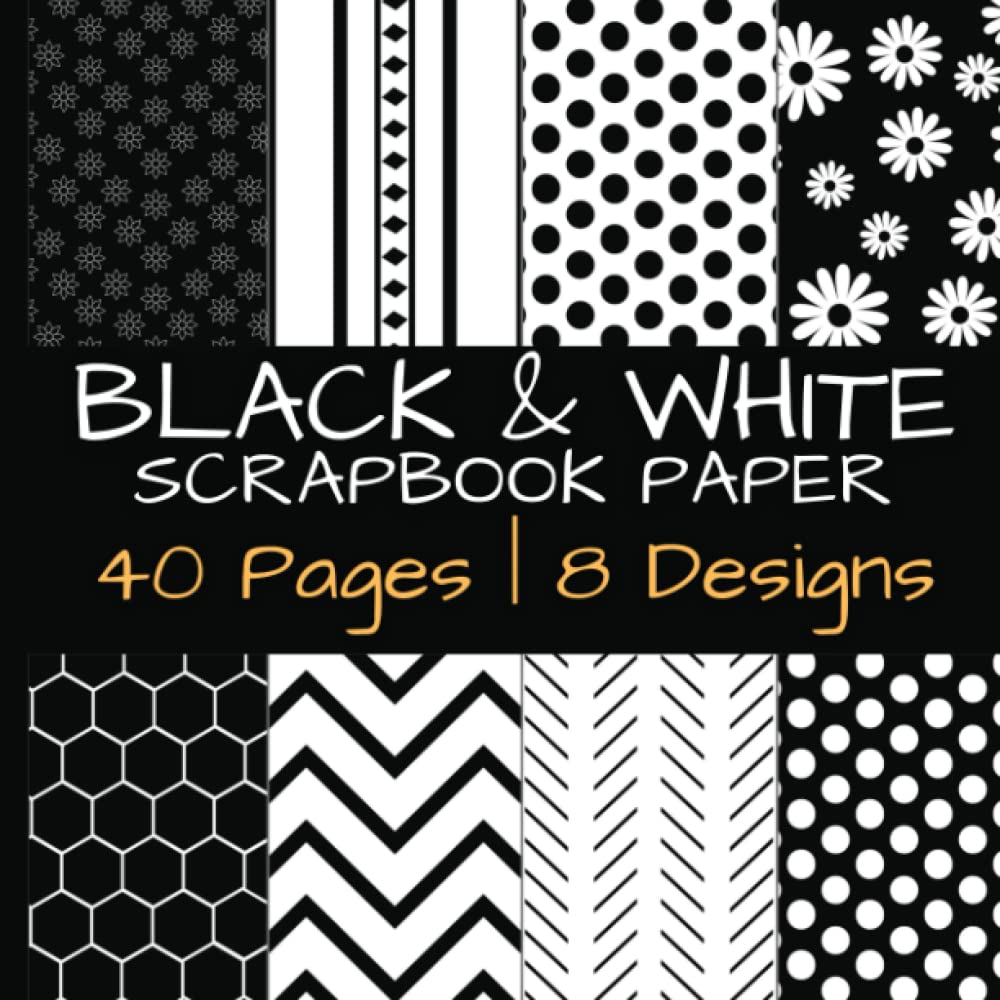 Scrapbook Paper Patterns Black And White