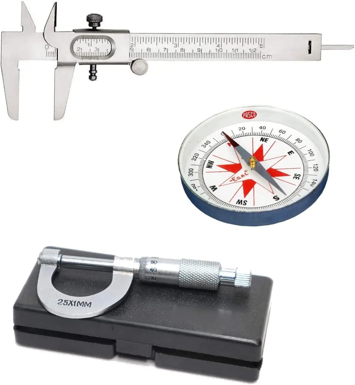 Bello Grade-A Matt Vernier Caliper Slide Caliper Measures 0-12.5 cm ...