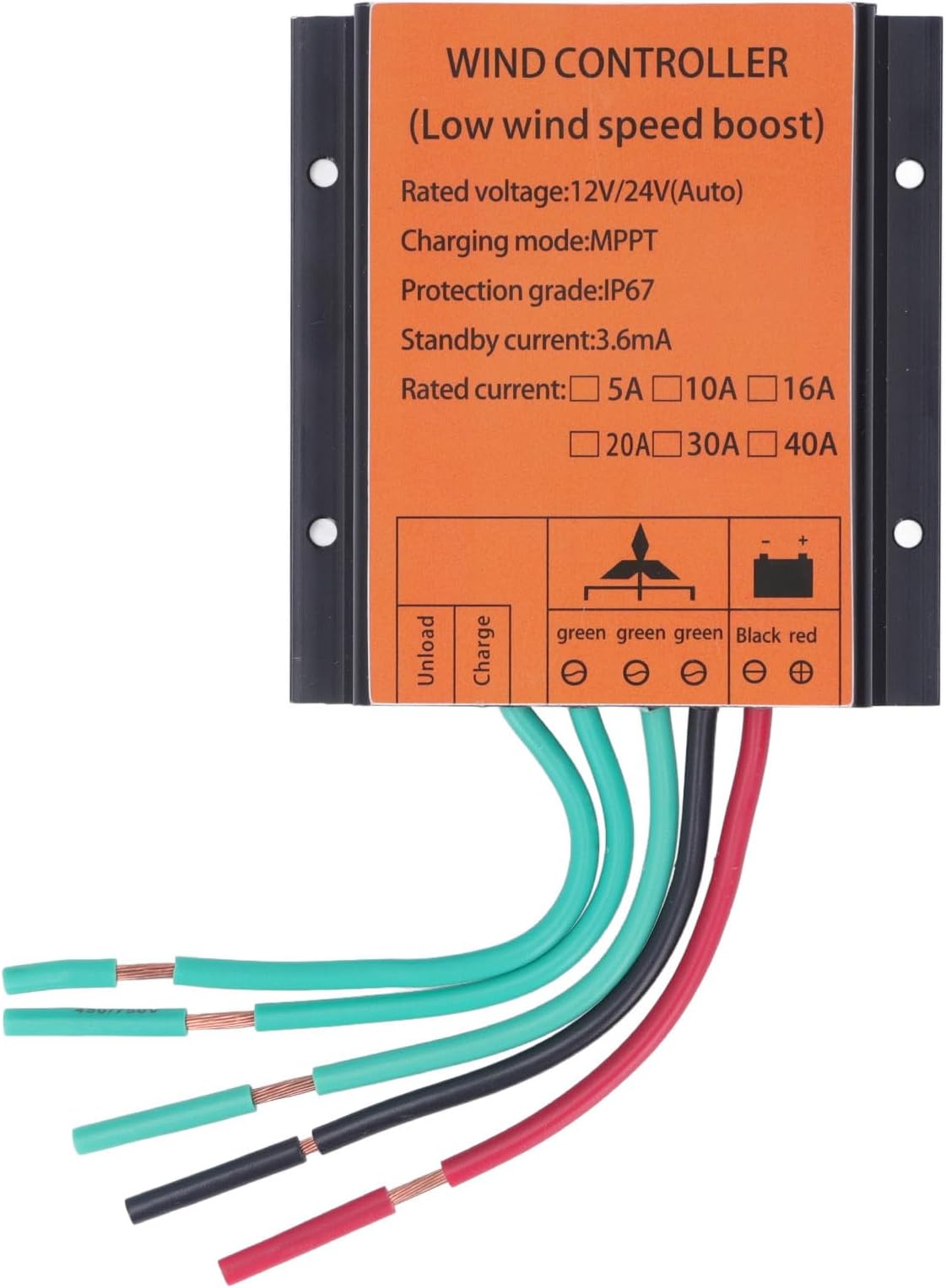Amazon.com : 48V Wind Turbine Controller, Automatic IP67 Wind Power ...
