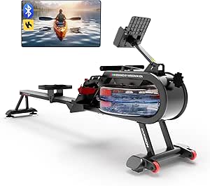 Amazon.com : HARISON Bluetooth Water Rowing Machine for Home Use ...