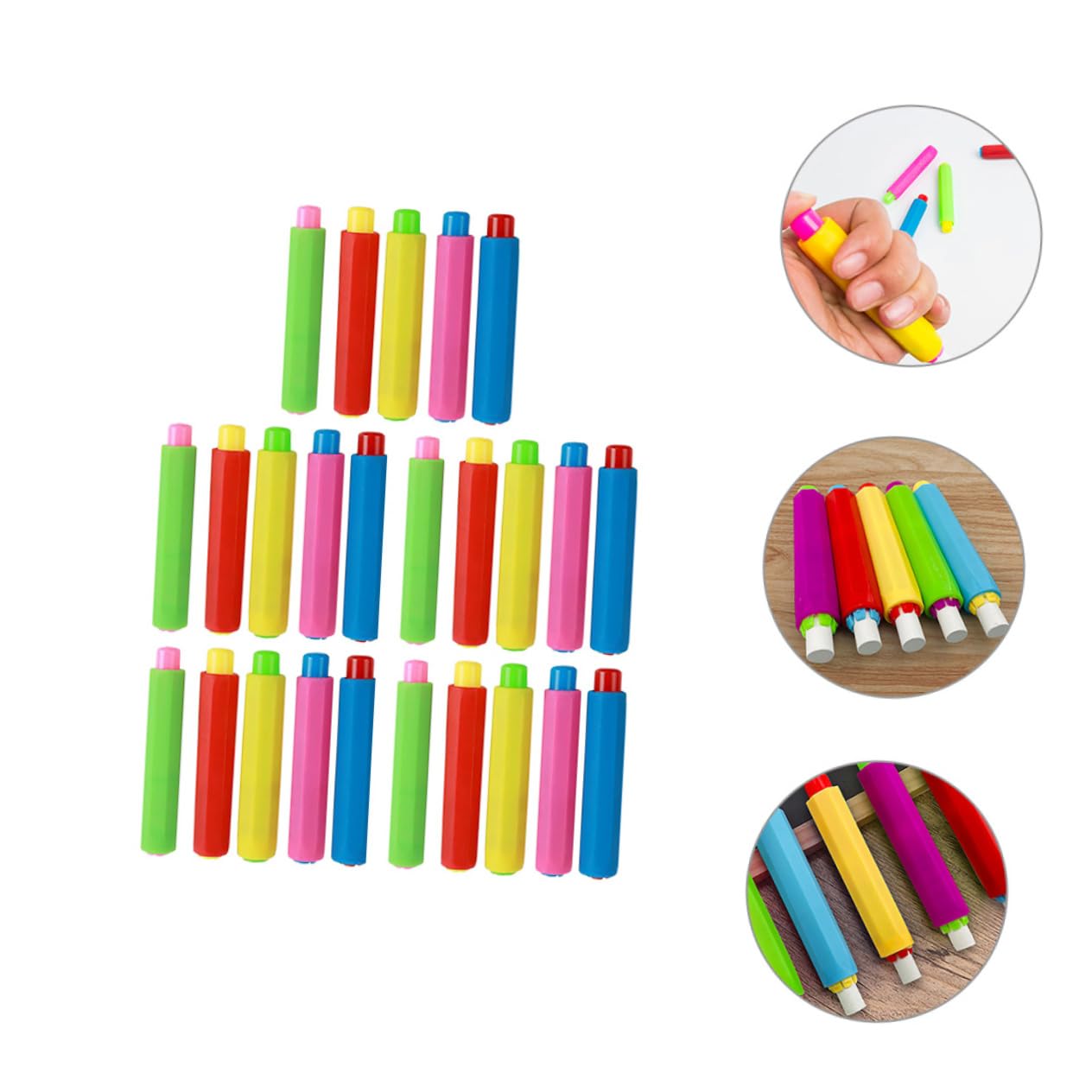 Classroom Chalk Saver Allcoupon 2 Pieces Plastic Chalk Holder ...