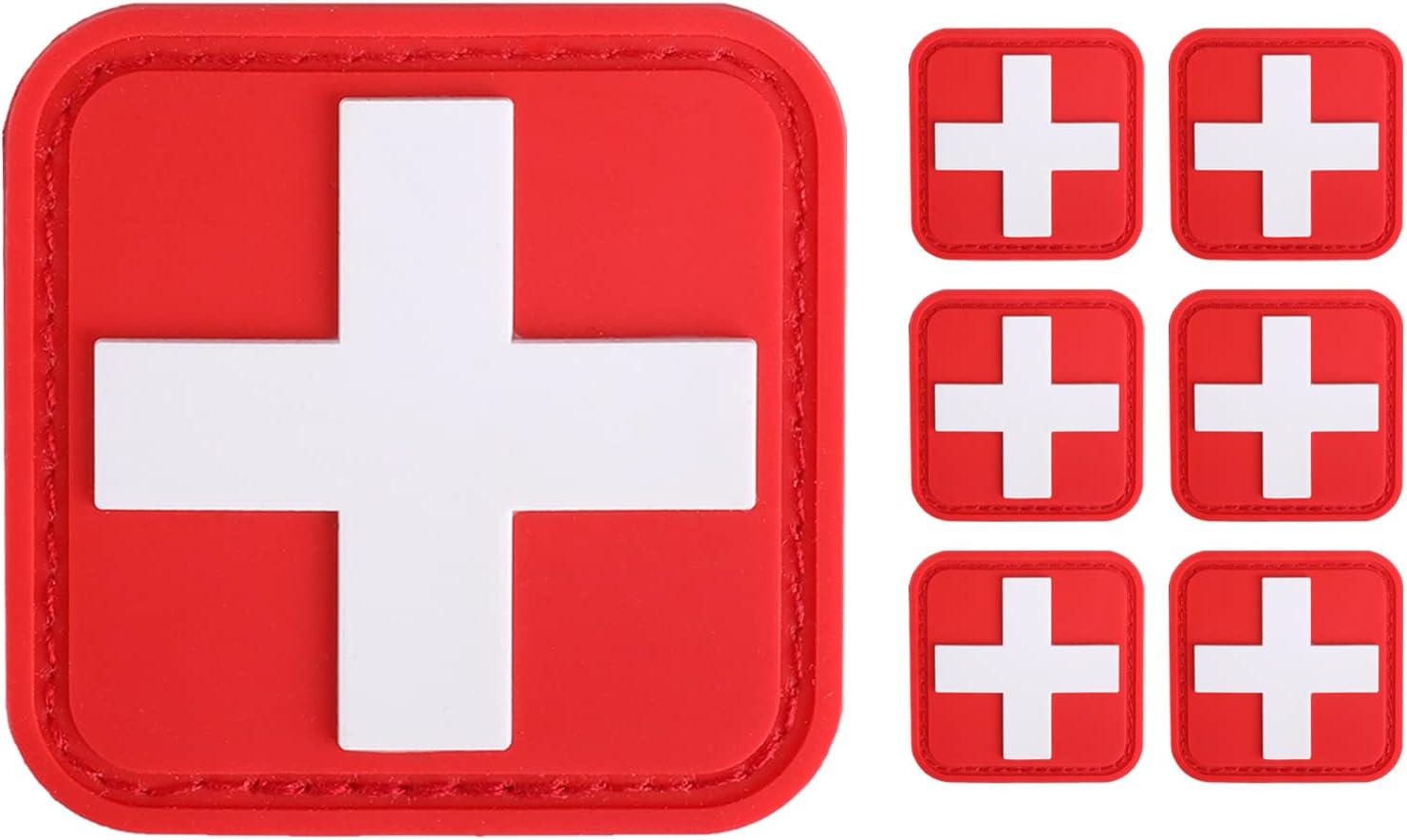 Amazon.com: Cute-Patch First Aid Circle Woven Iron On Patch Military ...