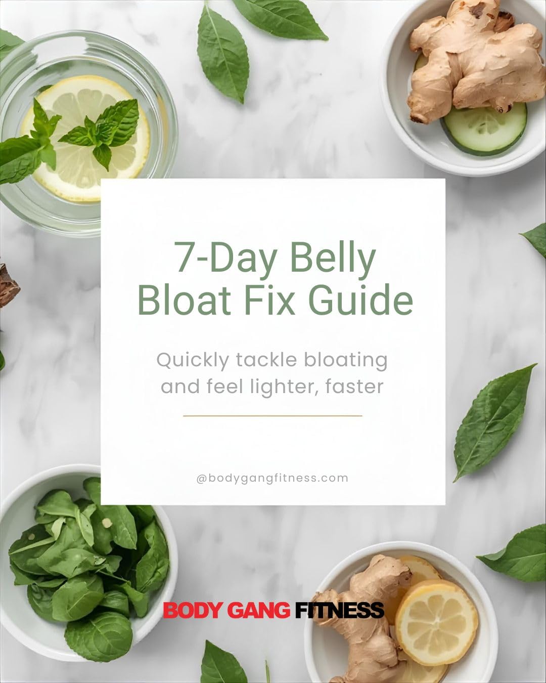7-Day Belly Bloat Fix Guide : Quickly tackle bloating and feel lighter ...