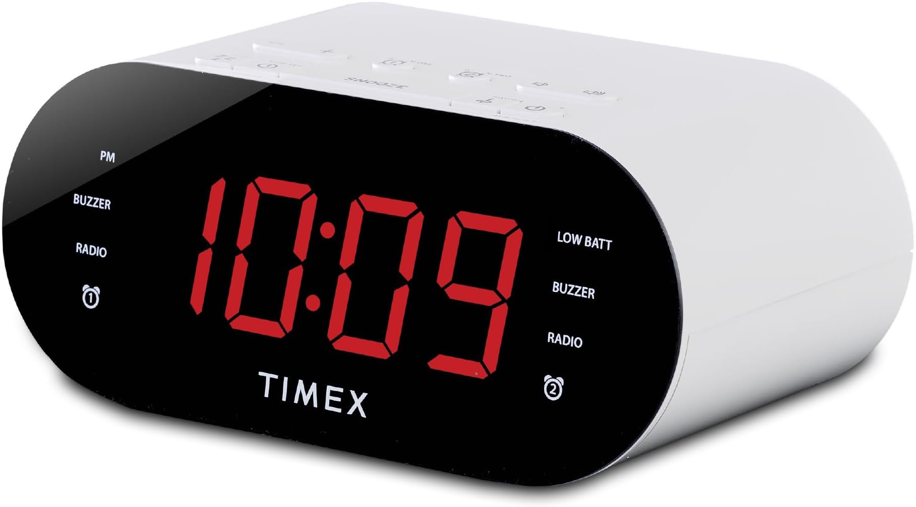 Amazon.com: Timex Alarm Clock with AM/FM Radio and 20 Station Presets ...