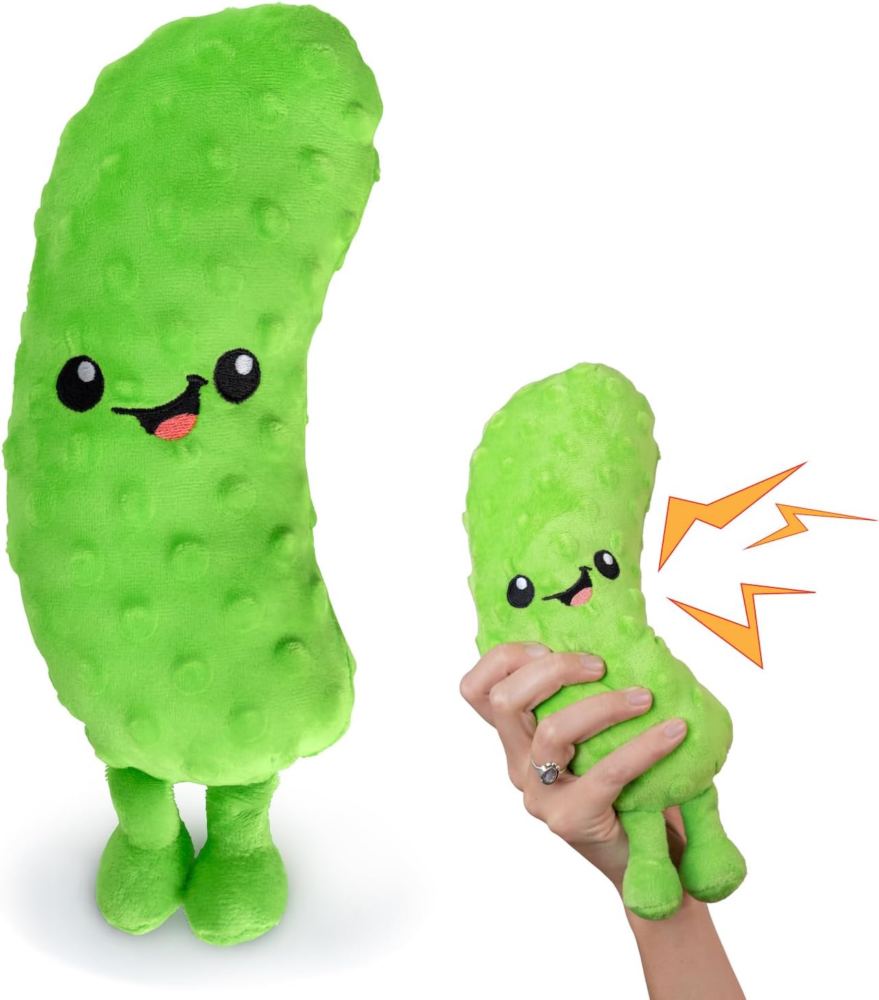 Amazon.com: Twiddler Toys Yodeling Plush Pickle – 11” Pickle Sings ...