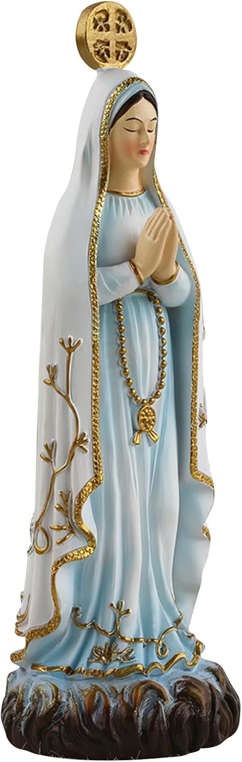 Mary Mother Figurine, Catholic Imaculated Mary Statue, Resin Religious ...