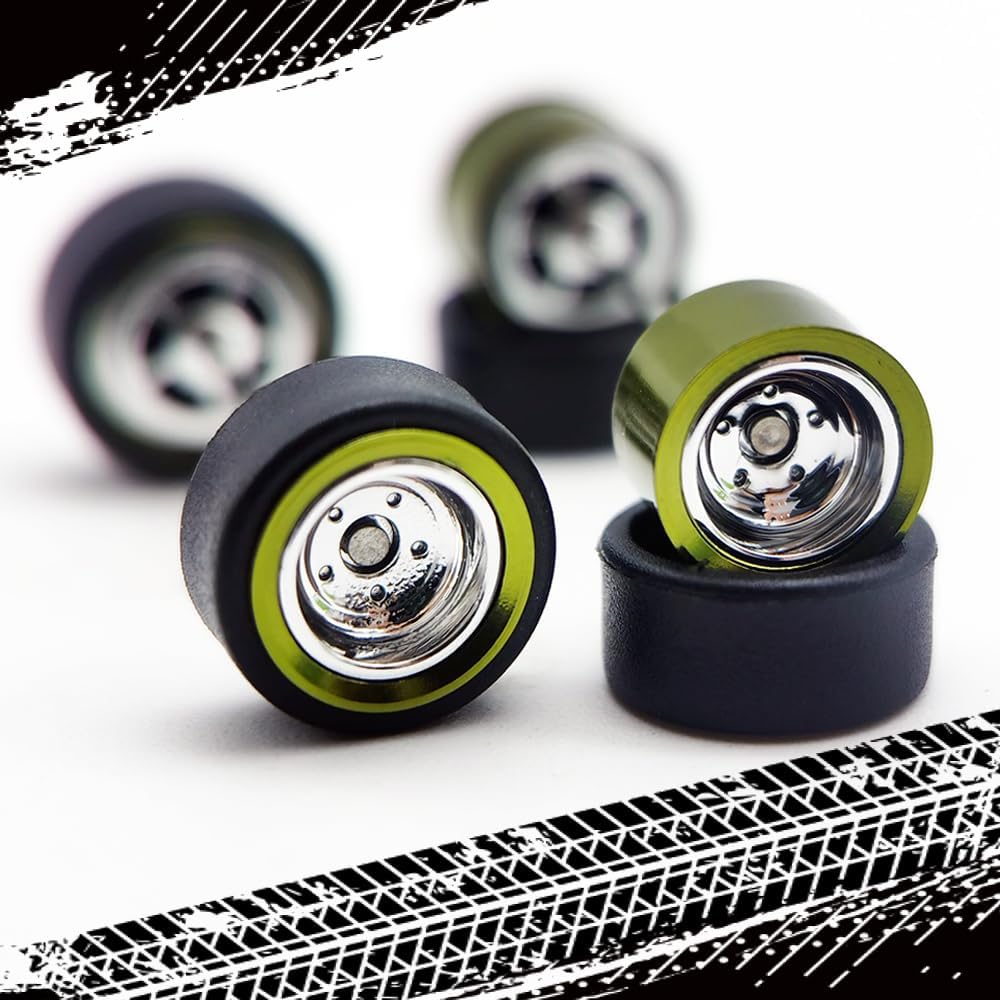 Amazon.com: WAVEIST 1/64 Wheels for Model Cars with Electroplating ...