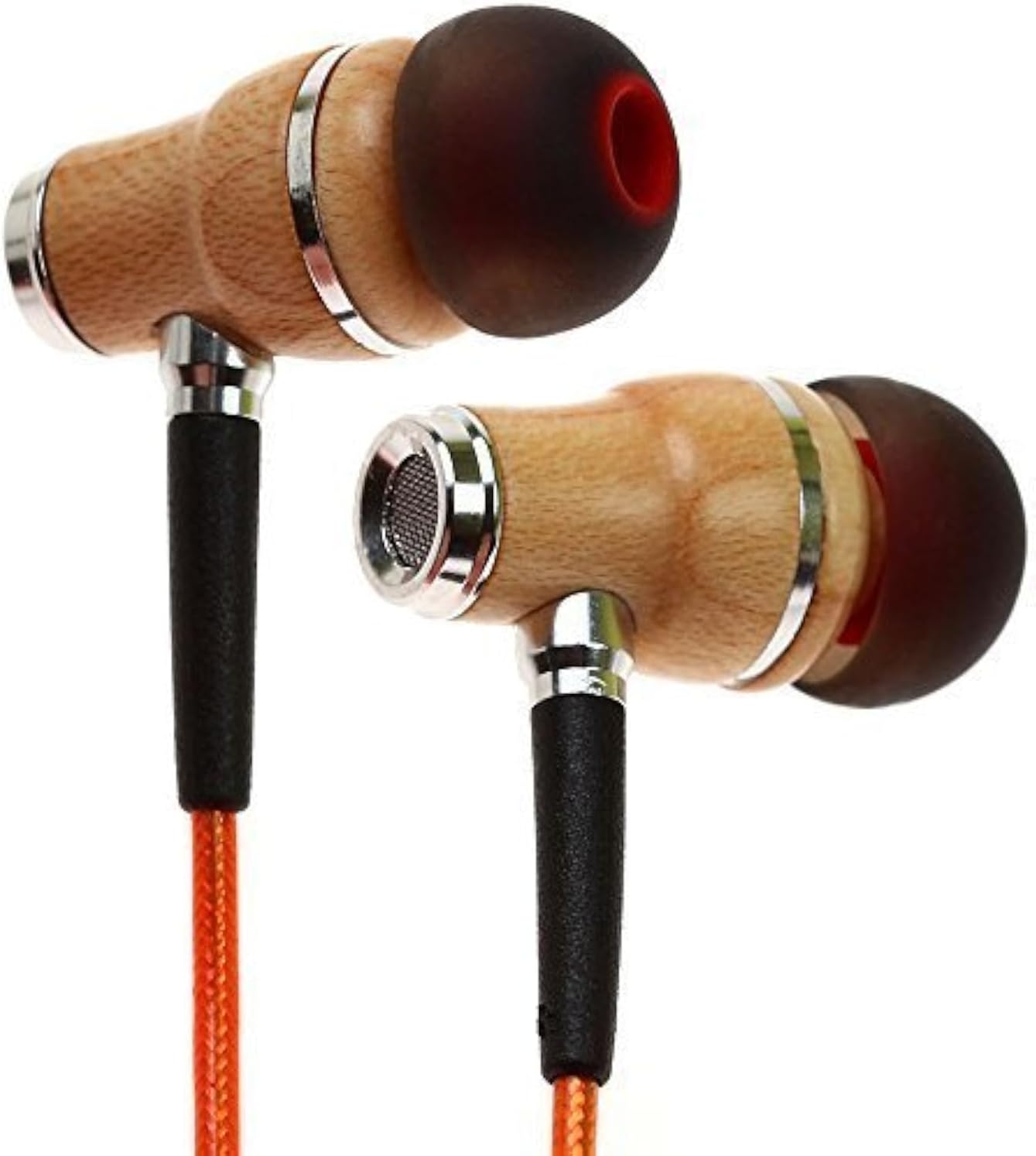 Amazon.com: Symphonized NRG 2.0 Wood Earbuds Wired, in Ear Headphones ...