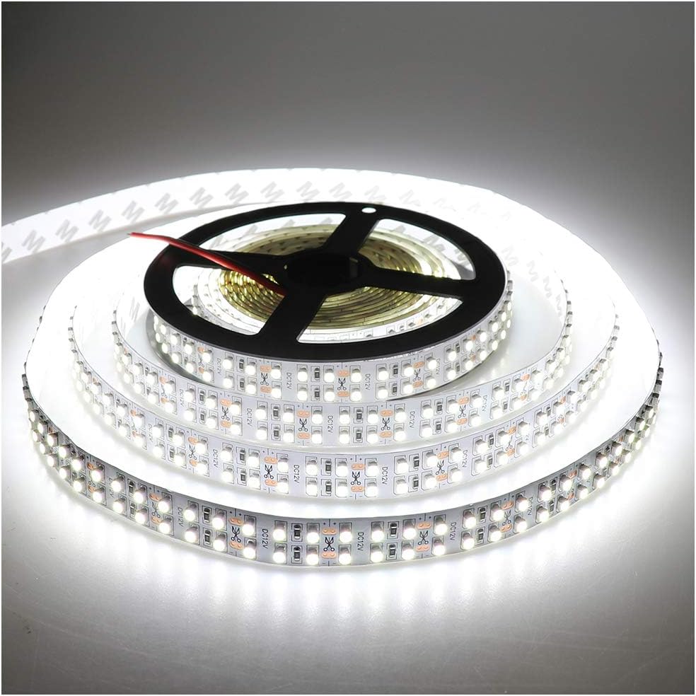 Amazon.com: LEDENET 3528 SMD Cold White LED Strip Lights DC 12V Double ...