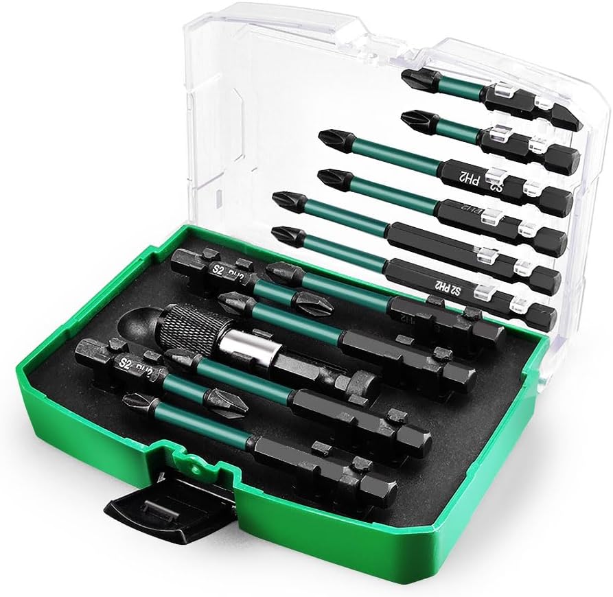 Amazon.com: Professional Screwdriver Bit Set, 83-Piece Impact Driver ...