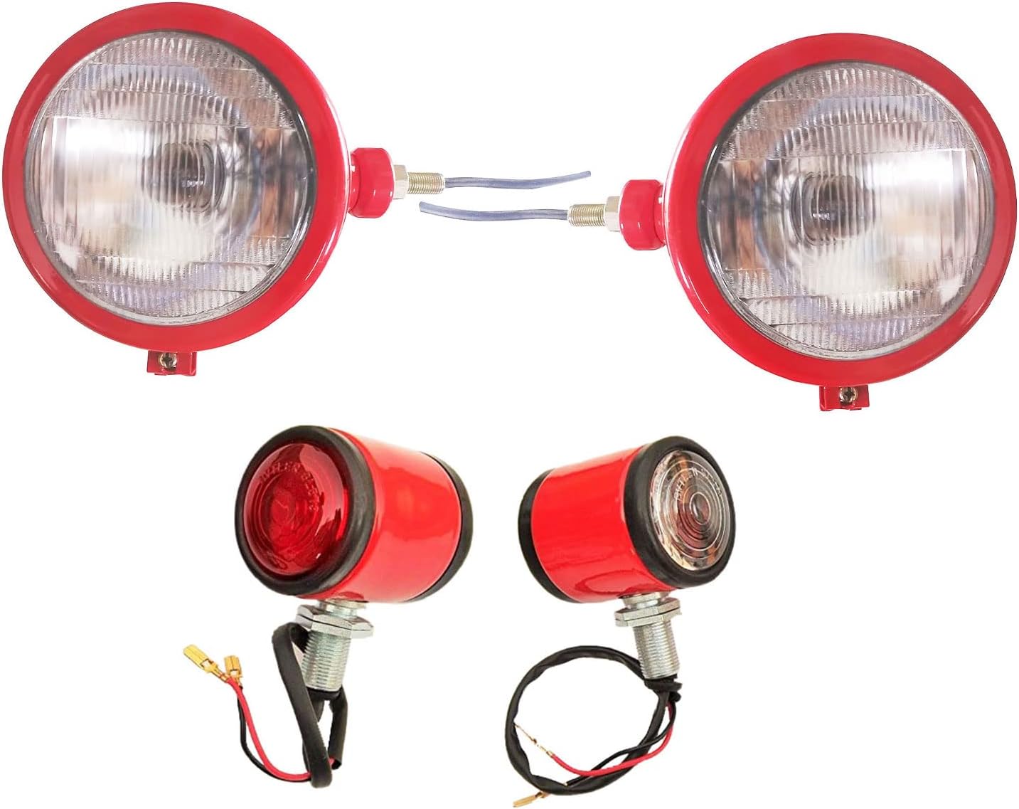 Amazon.com: APSMOTIV Headlights+Butler Style Assemblies with 12v Bulb ...