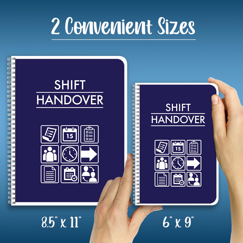 Snapklik.com : BookFactory Shift Handover Log Book Shift Hand Over ...