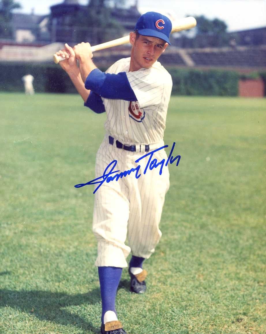 Sammy Taylor Autographed/Original Signed 8x10 Color Photo Showing Him w ...