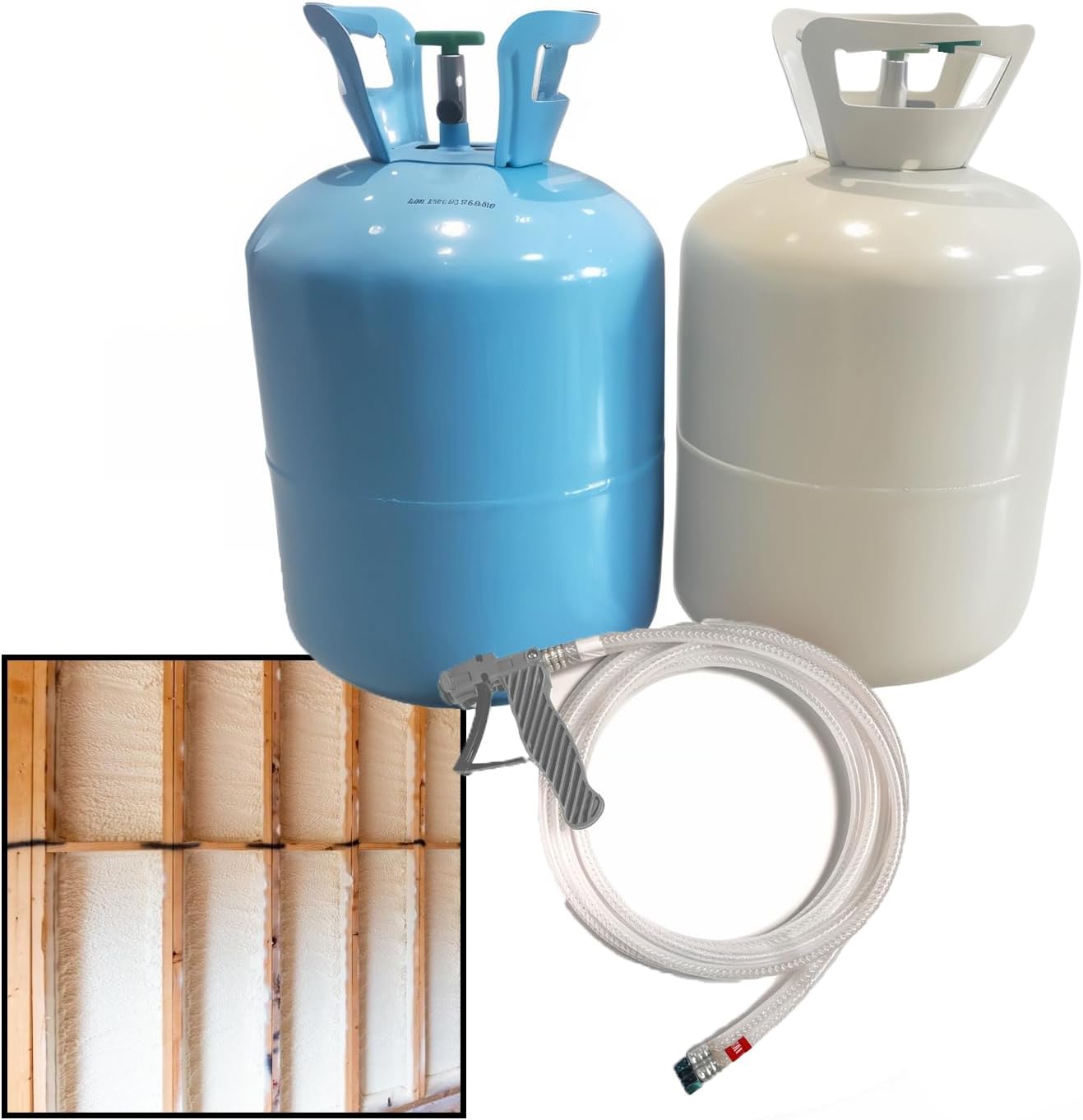 Vega Bond V200 Closed Cell Spray Foam Kit - Fast Rise, 200 Board Feet ...