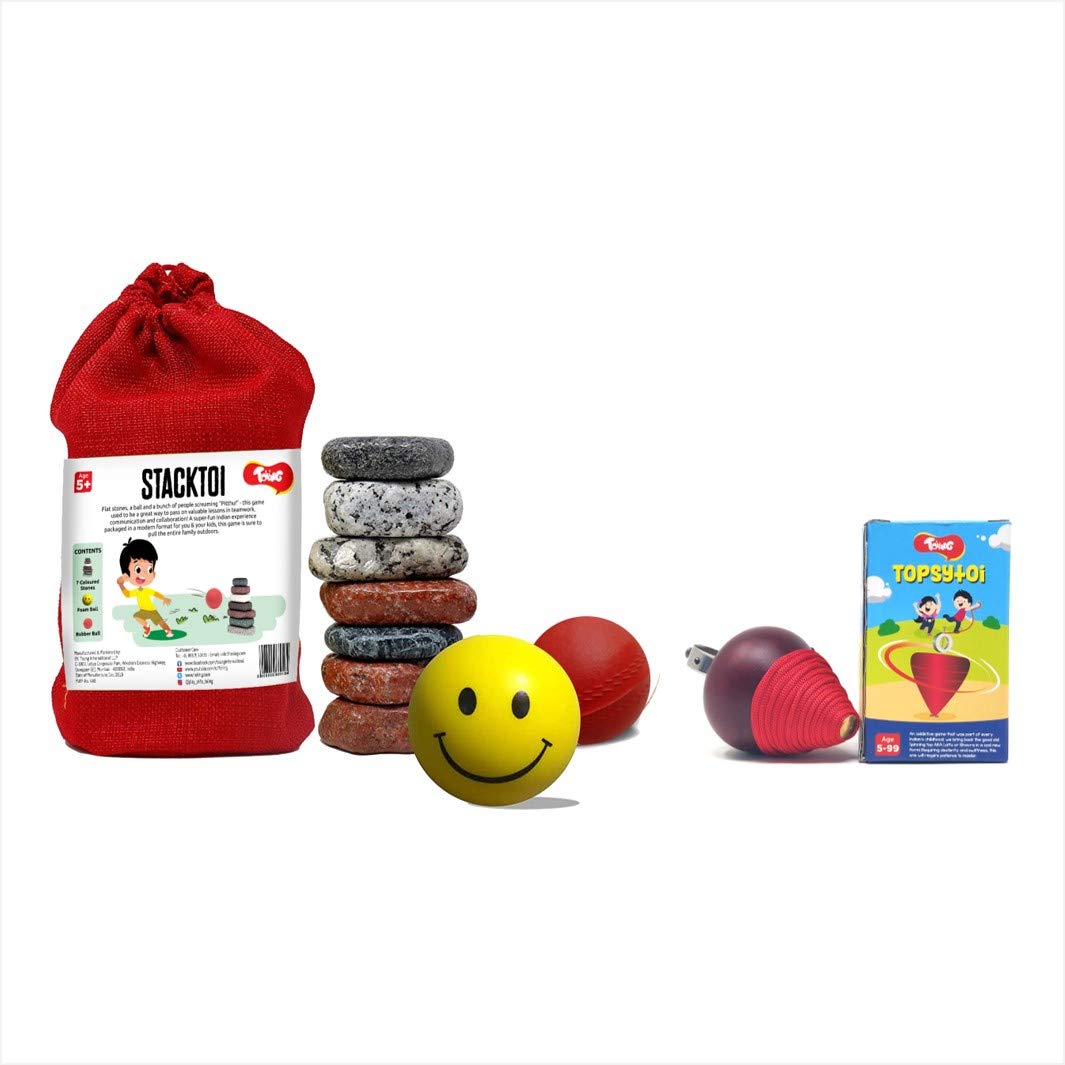Buy Toiing Outdoor Traditional Games Combo - Lagori & Topsytoi ...