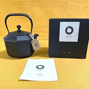 Amazon | oigen 及源 盛栄堂 小型 八角鉄瓶 0.8ℓ 南部鉄器 鉄鋳物 | ノーブランド品 | 鉄瓶 通販