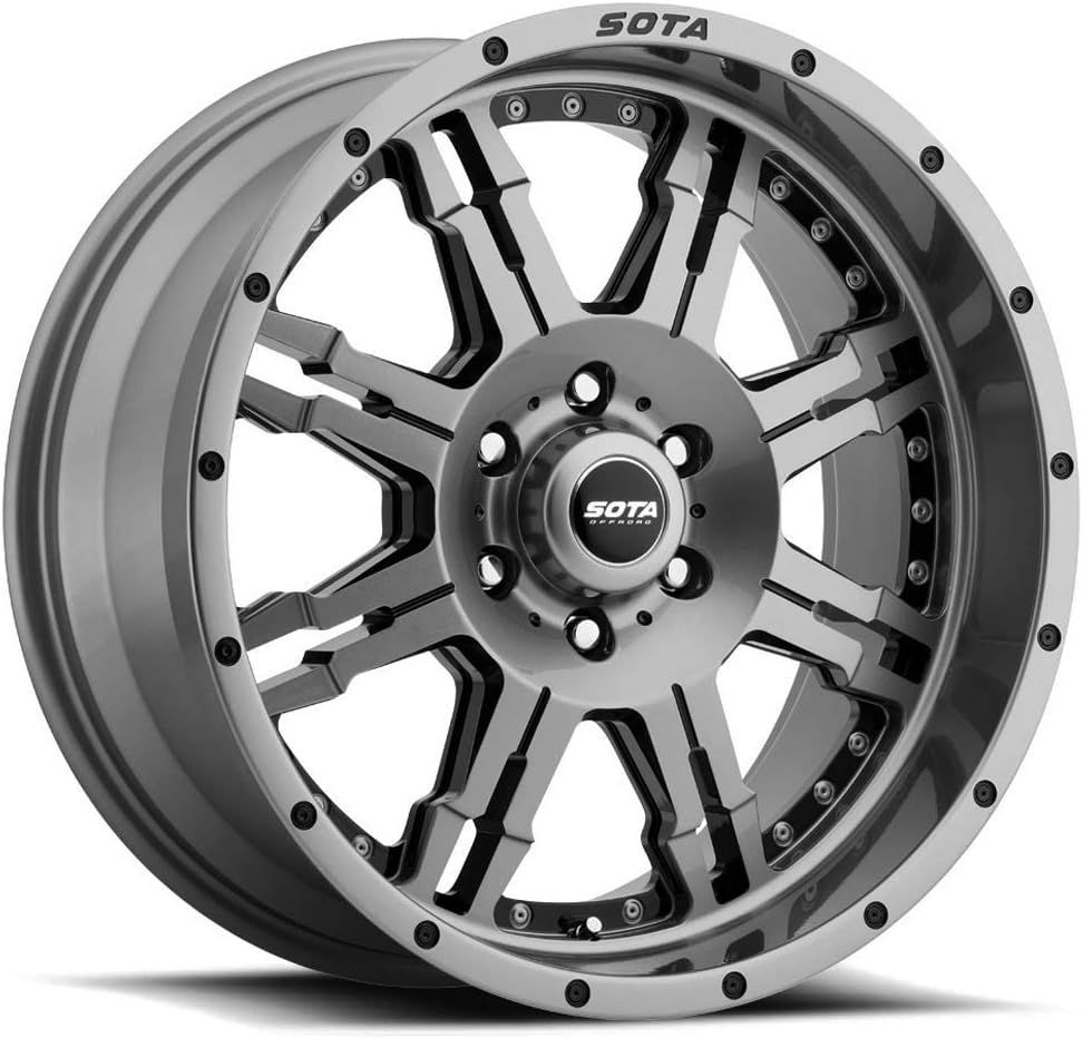 Amazon.com: SOTA Offroad 571AB J.A.T.O Anthra-Kote Black Wheel with ...