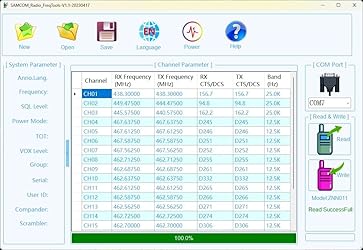 Amazon.com: SAMCOM Two Way Radios Programming Cable 39.3 inch for ...