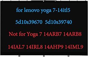 Amazon.com: 14" Replacement for Lenovo Yoga 7-14 7-14ITL5 7-14ACN6 7i ...