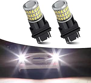 Amazon.com: Yumfugu 2 PCS Car LED Brake Light Bulb, 3157 Turn Signal Light, 3014 54SMD 3030 3SMD ...