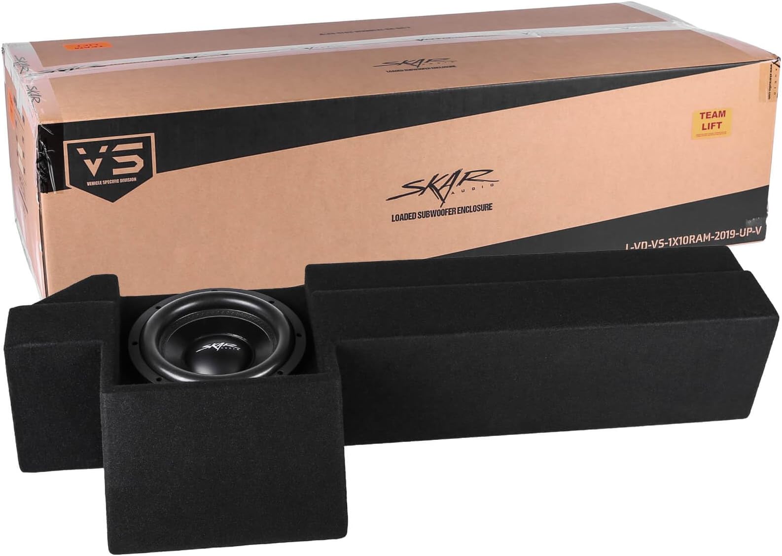 Amazon.com: Skar Audio Single 10" Loaded Ported Subwoofer Enclosure ...