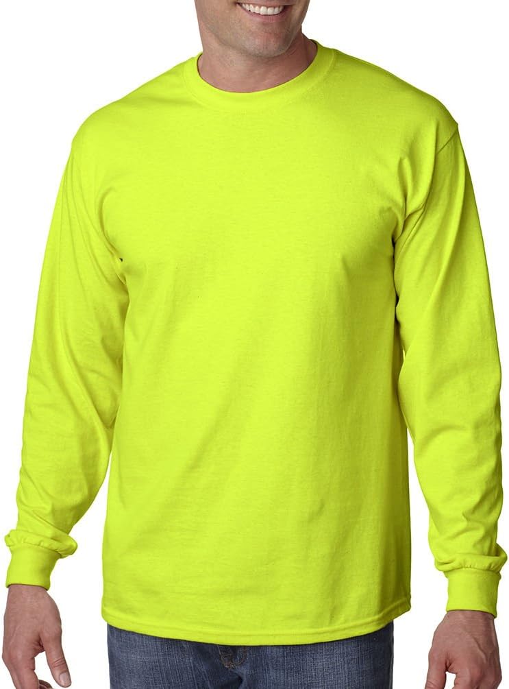Pro Club Heavy Weight Safety Yellow Long Sleeve (Xl) | Amazon.com