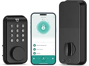 Geeni Keyless Entry Door Lock with Keypad, Smart Locks for Front Door ...