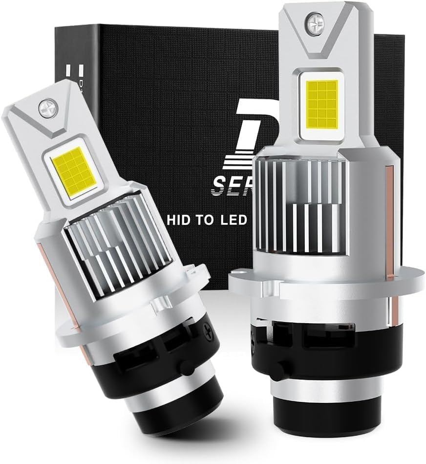 Amazon.com: NOVCAPAR D2R D2S LED Bulb,70W High Power,24000LM +600% Brightness,6500K Cool White ...