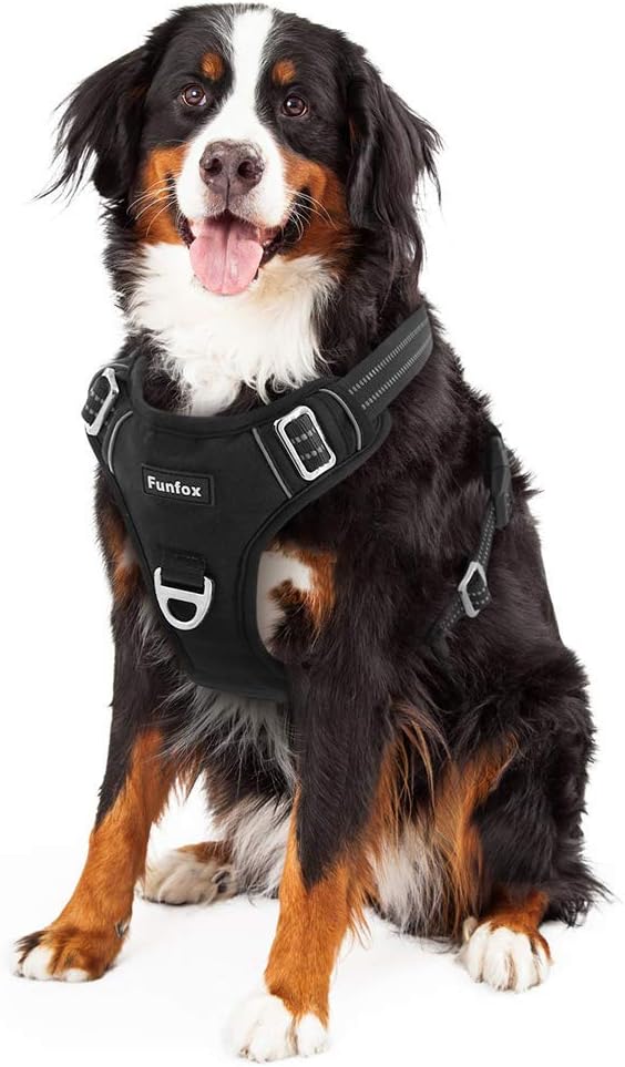Funfox Dog Harness No Pull Pet Harness, Adjustable Dog Vest for Easy ...