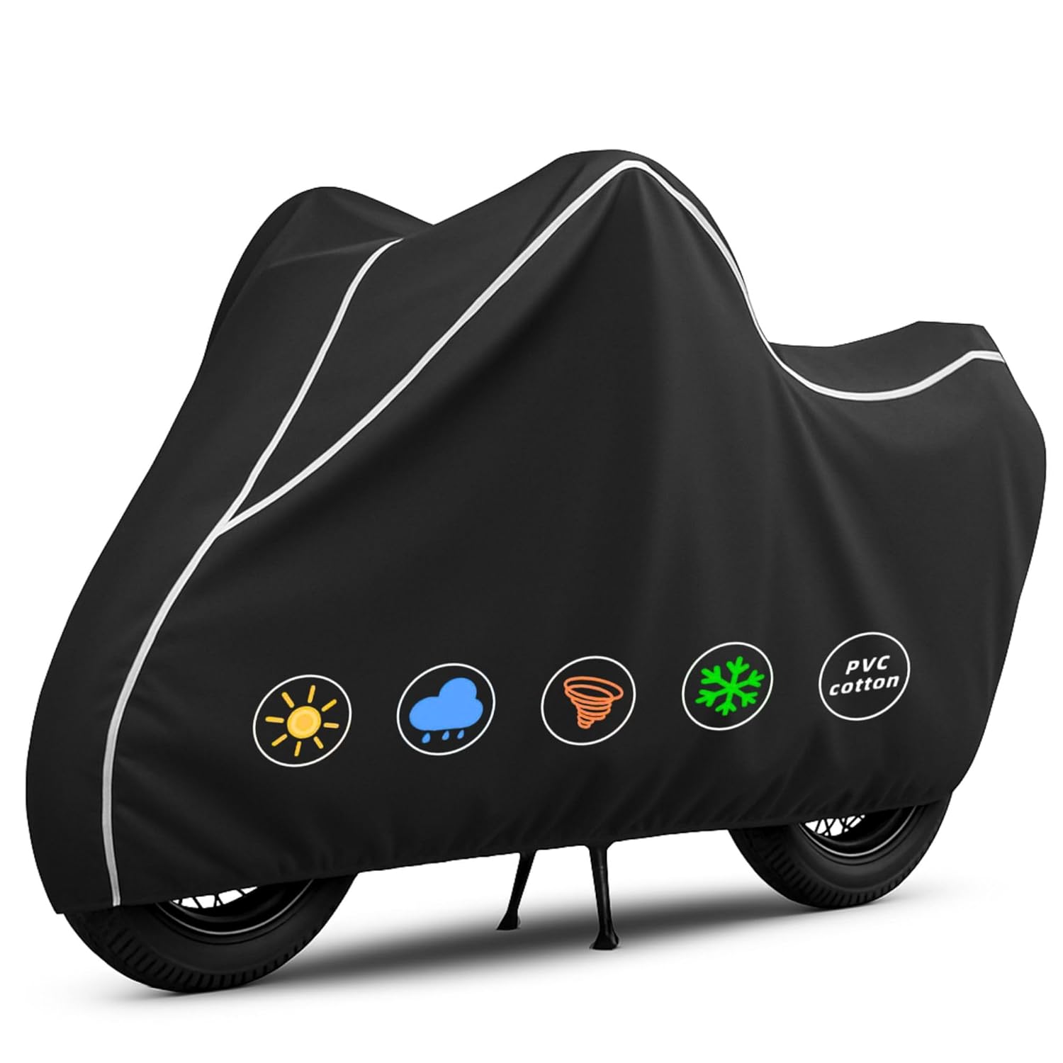 StormGuard PU Bike Cover Premium Waterproof, Dustproof & UV Protected ...