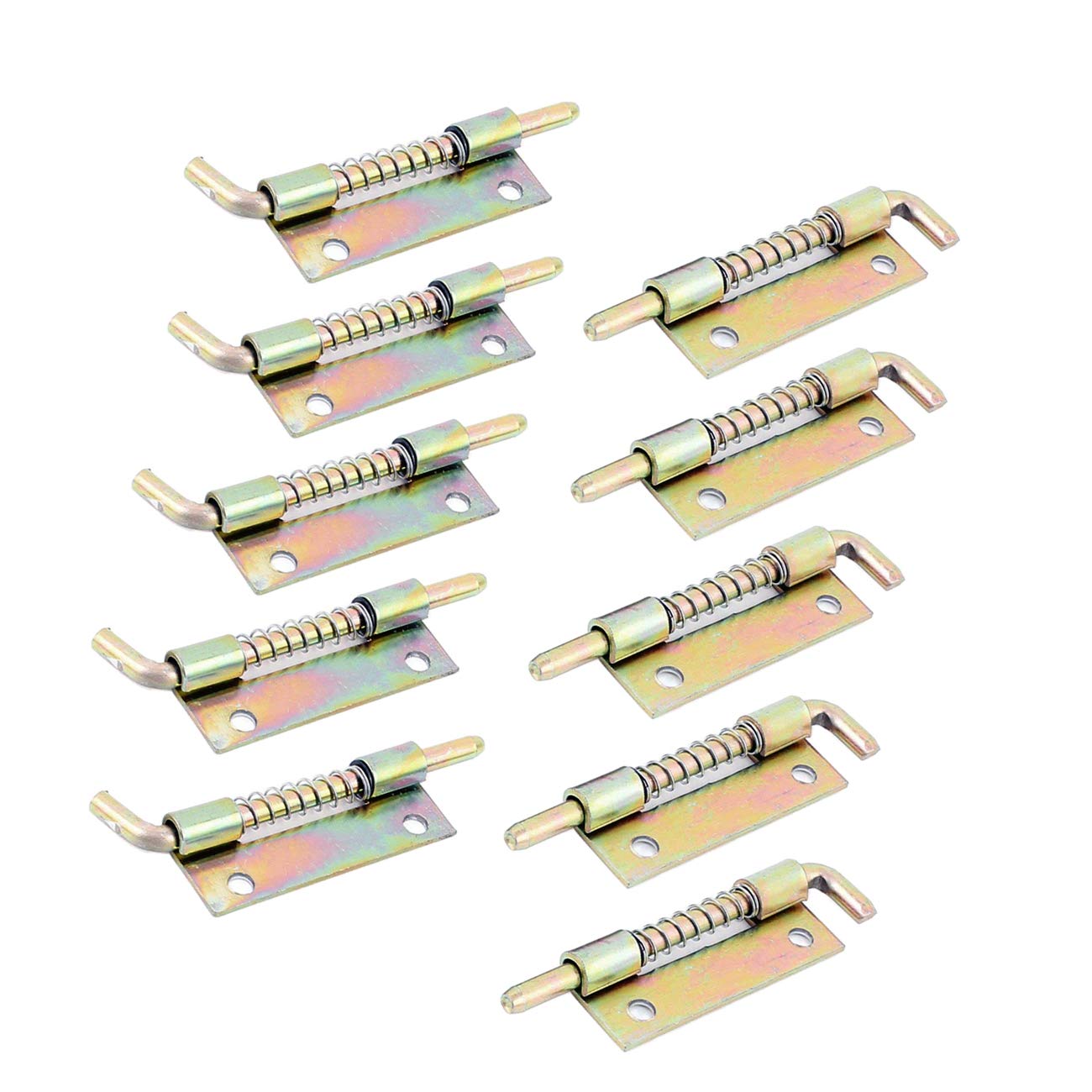 RANIT 10Pcs 2 inch Spring Loaded Hand Fixed Security Barrel Bolt Latch ...