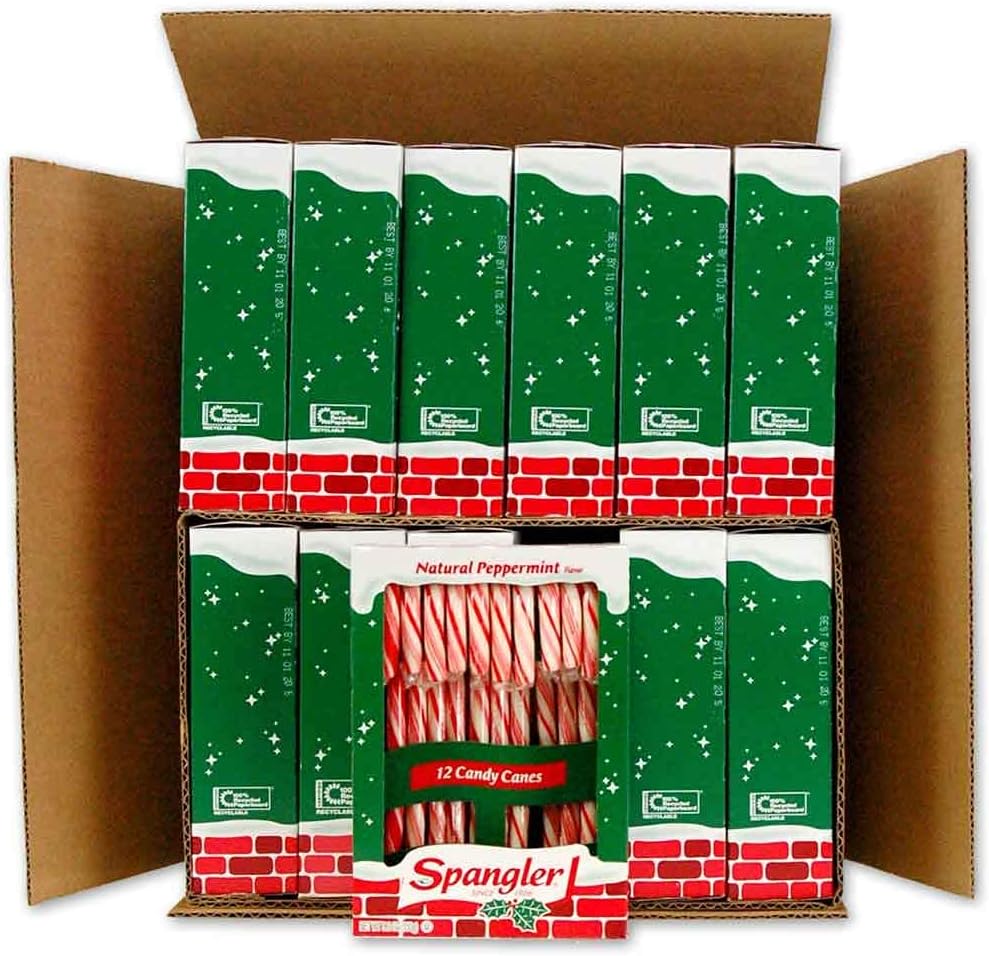 Amazon.com: Original Mini Peppermint Candy Canes, Individually Wrapped ...