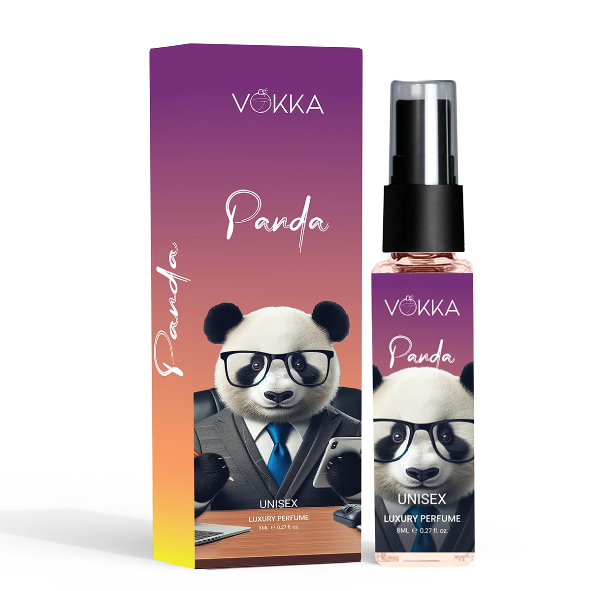 Buy Vokka Panda 8ml Perfume | Unisex Luxury Long Lasting Ambery Perfume ...