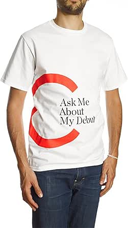 Amazon.com: Carnegie Hall "Ask Me About My Debut White Tee Shirt (Small ...