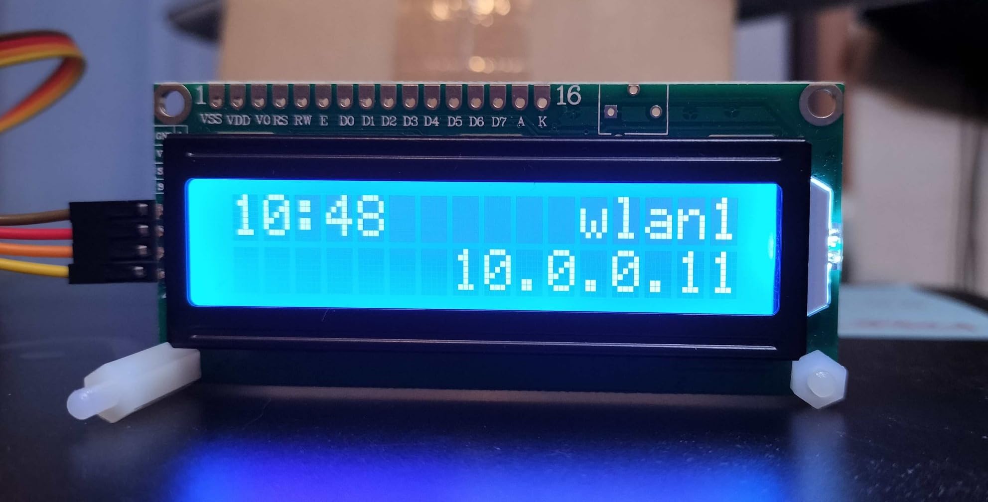 Amazon.co.jp: Freenove I2C LCD 1602 Module, New Type IIC TWI Serial ...