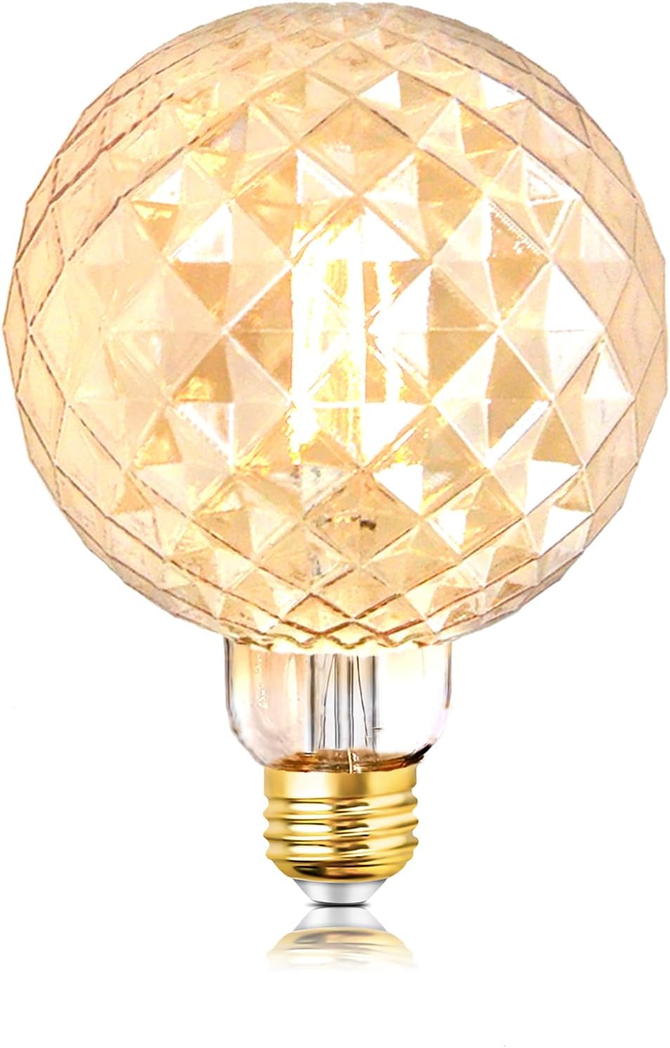 Next Glow Decorative Light Bulb ICE Style Shaped E26 Edison Bulb Medium ...