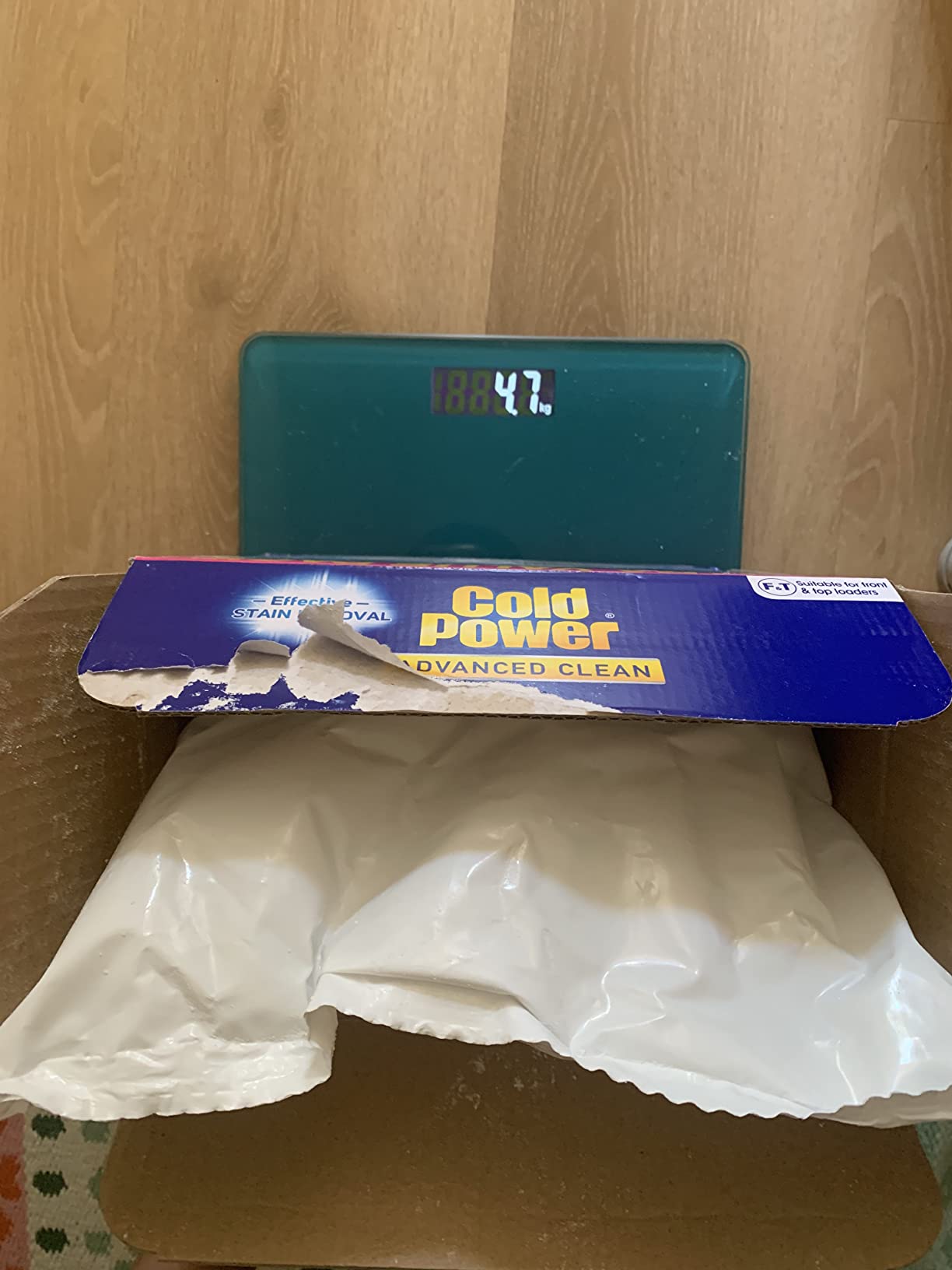 Cold Power Advanced Clean Powder Laundry Detergent 5.4Kg : Amazon.com ...