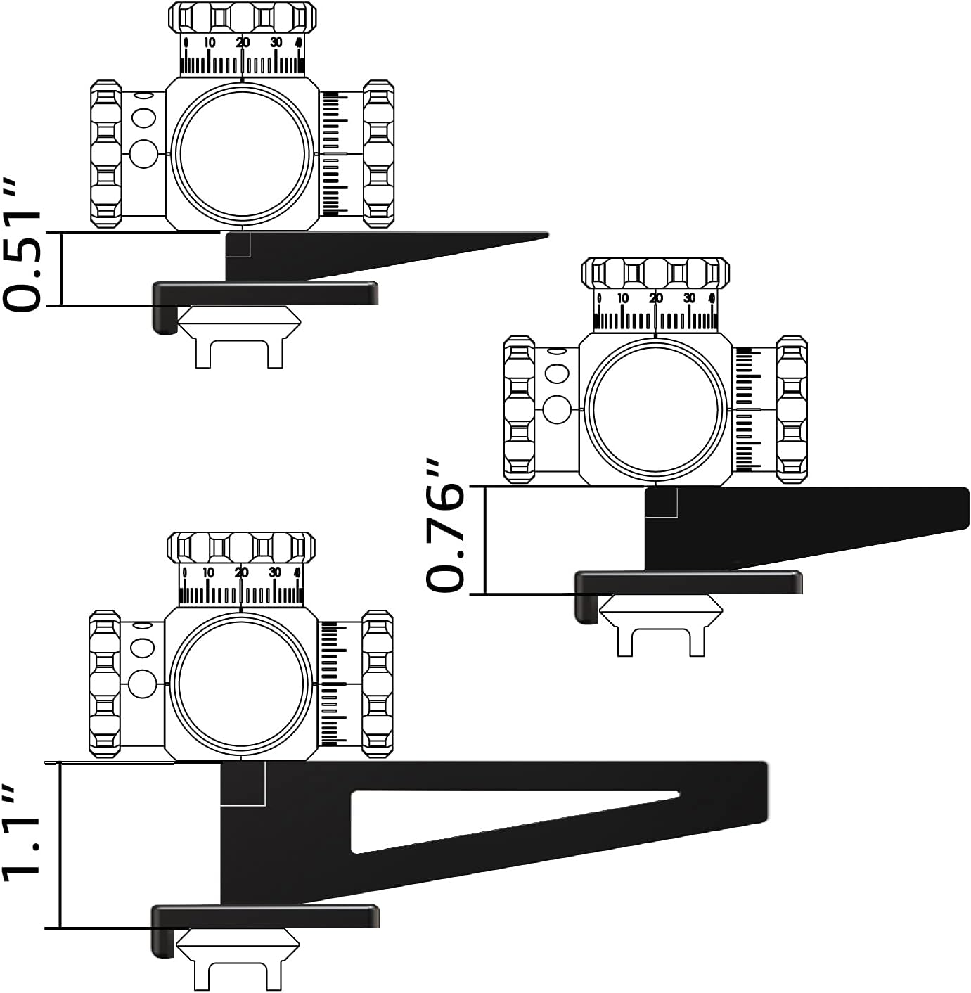 Tough Tactical Tools Scope Leveling Tool, Scope Leveler, Scope Leveling ...